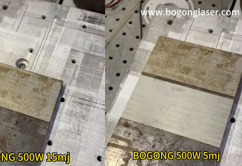 Case Study 500W Pulse Laser Cleaning Machine In Rust Removal