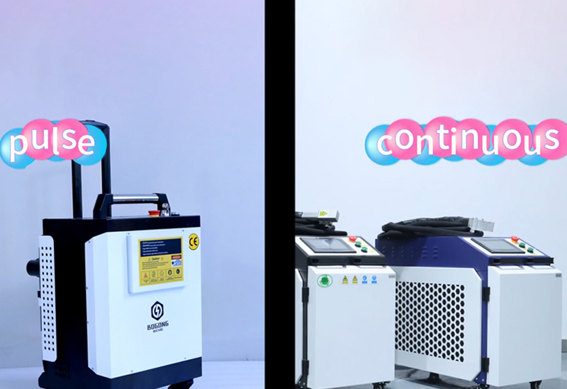 Máquina de limpieza láser pulsada frente a continua ¿Cuál es la diferencia?