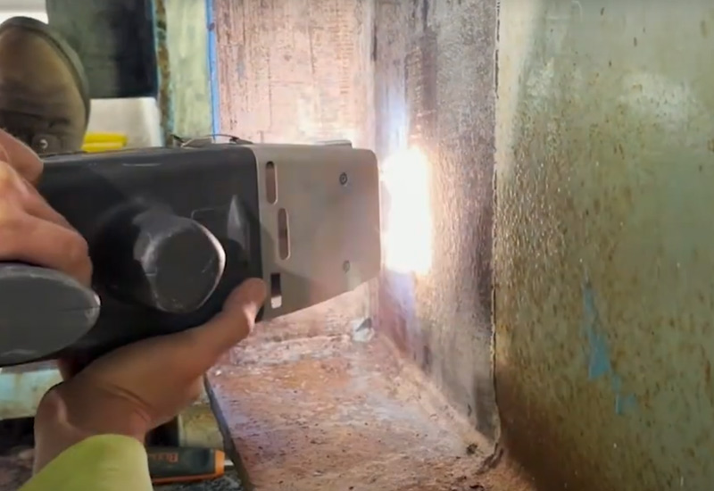 Laser Cleaning Machine for Bridge Paint Removal - BOGONG LASER®