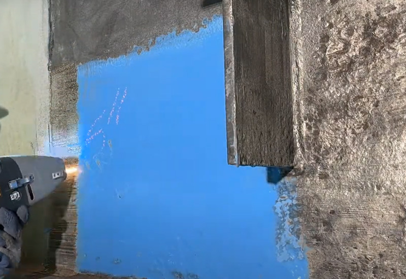 Máquina de limpieza láser para quitar pintura de puentes